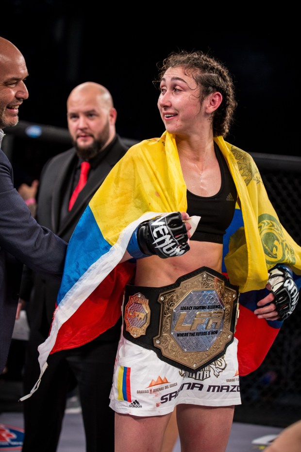 La historia de Sabina Mazo, la primera colombiana en llegar a UFC ...