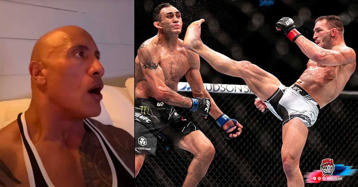 ‘La Roca’ reacciona al KO de ‘El Cucuy’ y Tony Ferguson se pronuncia ...