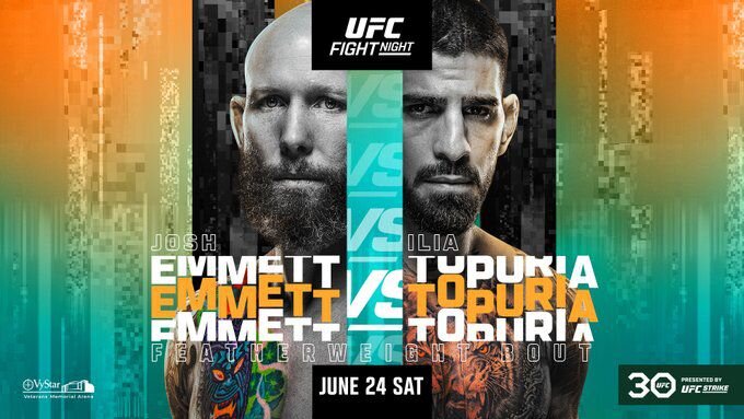 Horarios UFC Fight Night: Ilia Topuria vs Josh Emett, donde ver en ...