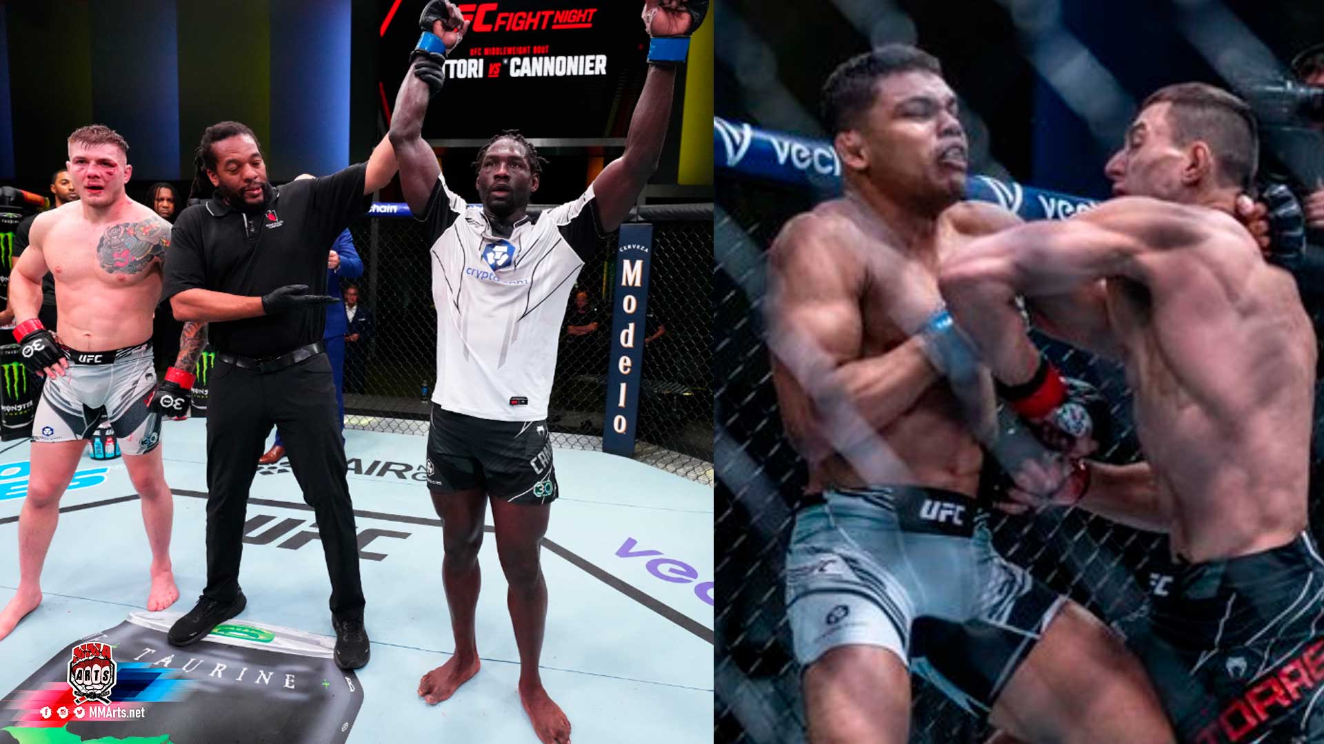 Bonos UFC Vegas 75: Jared Cannonier, Marvin Vettori y el mexicano ...